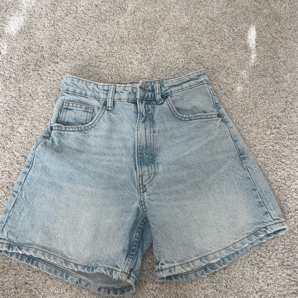 Zara | Shorts | Light Blue Zara Denim Shorts | Poshmark
